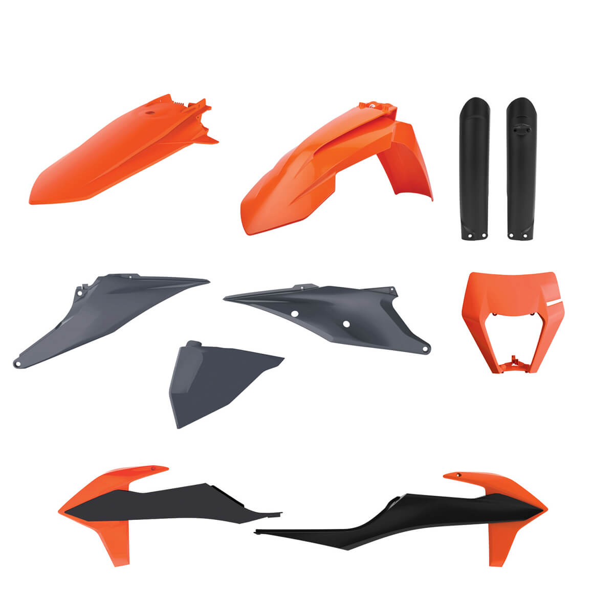 Kit Plásticos Completo KTM EXC/ EXC-F (2020-23) OEM21 — Mega Moto Peças ...